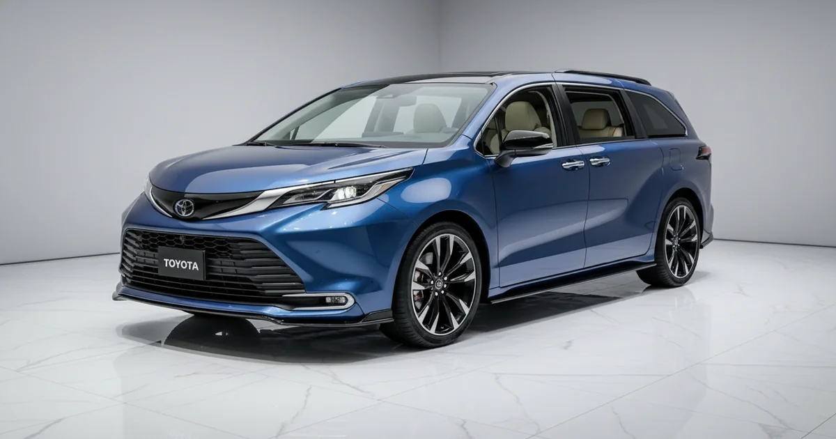 Toyota 2026 Sienna Minivan Revealed: Family-Friendly Design, Budget ...